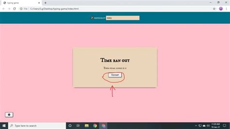 Typing Speed Tester Game Project In Javascript With Source Code And