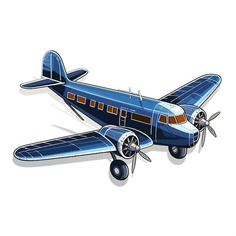 Самолет на заднем плане Премиум векторы