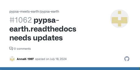 pypsa earth readthedocs needs updates · issue 1062 · pypsa meets earth