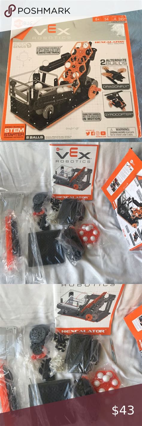 Hexbug Vex Robotics Hexcalator Ball Machine Dragonfly Gyrocopter New