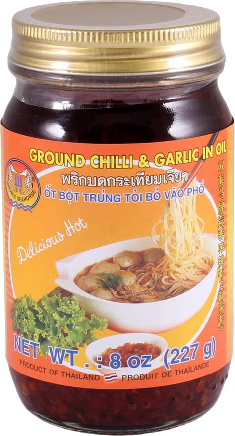 Double Seahorse Ground Chili Garlic Oil Ct Food