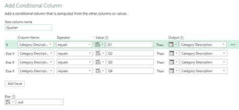 Power Query Using Else If Clauses In Conditional Columns Excel Tips