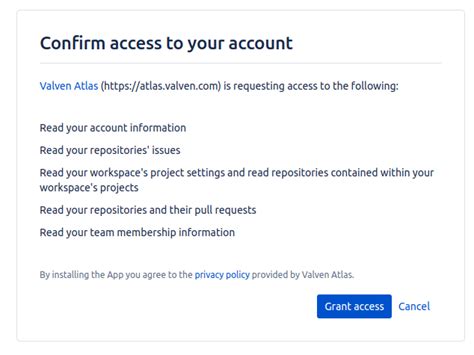 Integrating With Bitbucket Cloud Valven