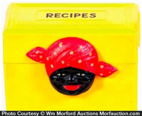 Aunt Jemima Recipe Box Antique Advertising