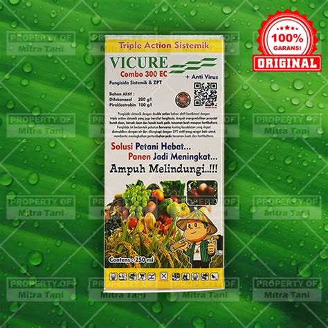 Jual Vicure Combo 300 Ec Fungisida Bercak Daun Original 100 Ml And 250 Ml
