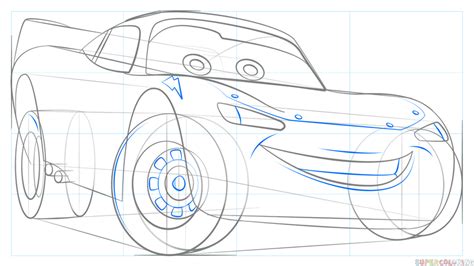 How To Draw Lightning McQueen Really Easy Drawing Tutorial OFF