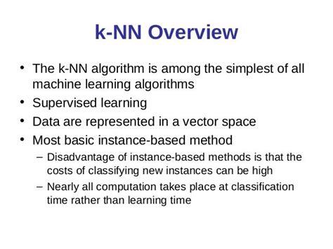 Training Machine Learning Knn 2017