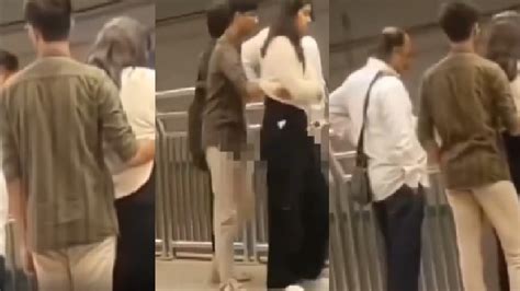 Couple Caught In Pda At Bengaluru Metro Station Watch