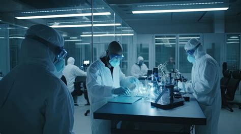 Premium Photo Exploring The Frontier Of Genetic Engineering Doctors In A Futuristic Advanced