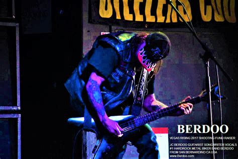 Berdoo Jc Berdoo Guitar Songwriter Vocals 1 Hardrock Metal Biker Band Berdoo From San