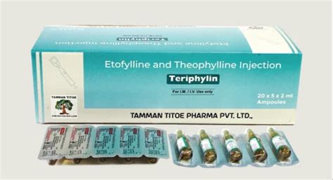 Teriphylin Etofylline Theophylline Injection At ₹ 294box Charkhi