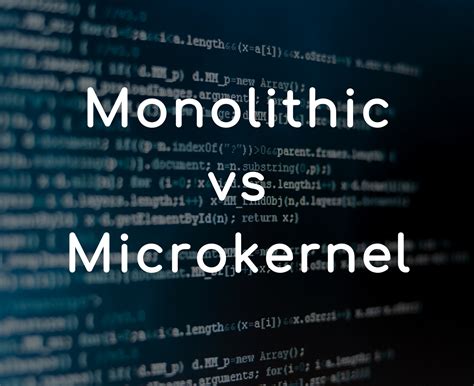 Difference Between Monolithic And Micro Kernel Geekboots Story