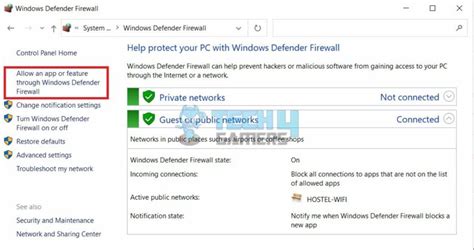 How To Disable Firewall [all Methods Guide] Tech4gamers