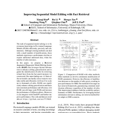 Improving Sequential Model Editing With Fact Retrieval Acl Anthology