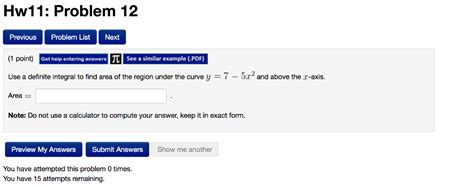 Solved Hw11 Problem 12 Previous Problem List Next Get Help