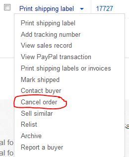 Ebay API C Cancel Order Without AddDispute Stack Overflow