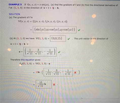 Solved Example S If X Y Z X Sin Yz A Find The