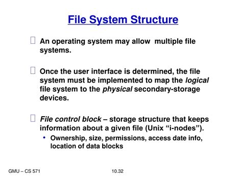 Ppt File System Operations And Structure Powerpoint Presentation Free