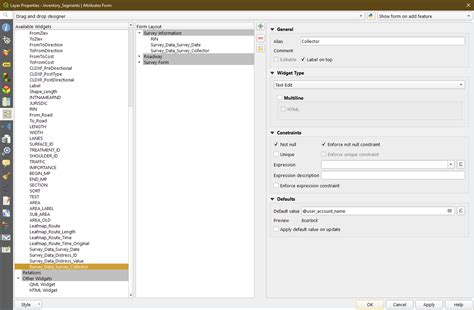 Attributes Forms And Problem With Setting Variables As Defaults Qgis 3