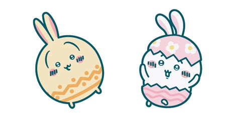 Kawaii Pascua Usagi Y Chiikawa Cursor Custom Cursor