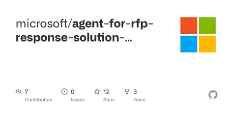 Agent For Rfp Response Solution Acceleratordeploymentreadmemd At
