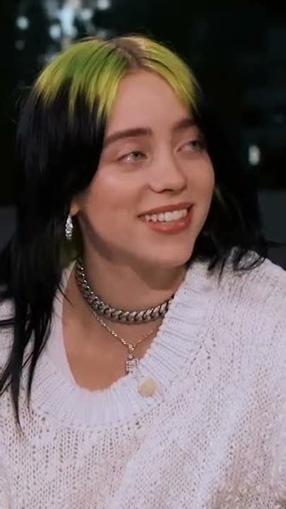Billie Eilish Laughing Video Clip Edit Blonde Hair Vs Green Haİr