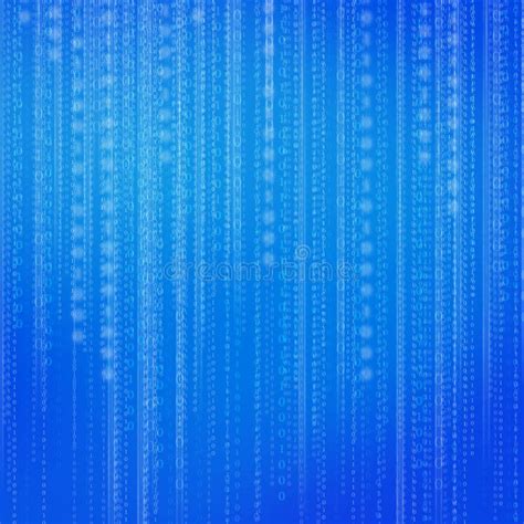 Abstract Binary Digital Code Stock Illustration Illustration Of