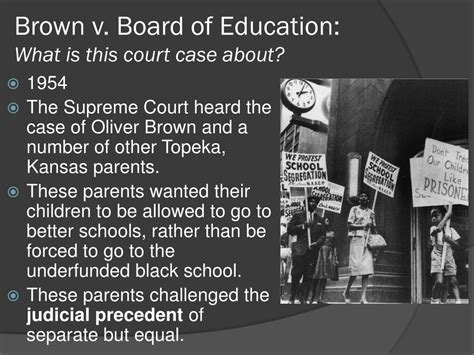 Ppt Plessy V Ferguson And Brown V Board Of Education Powerpoint