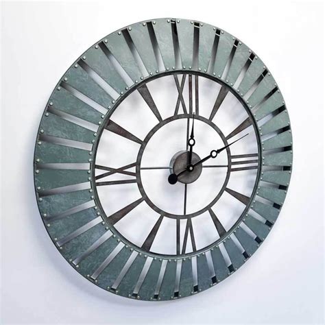 Часы настенные большие 67 см бесшумные интерьерные из металла дизайнерские коллекционные для