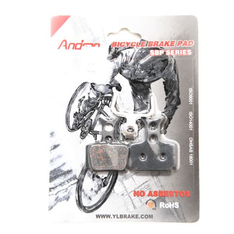 Тормозные колодки Andson YL-1034 диск. тормоз к-кт (Formula The one, R1 ...