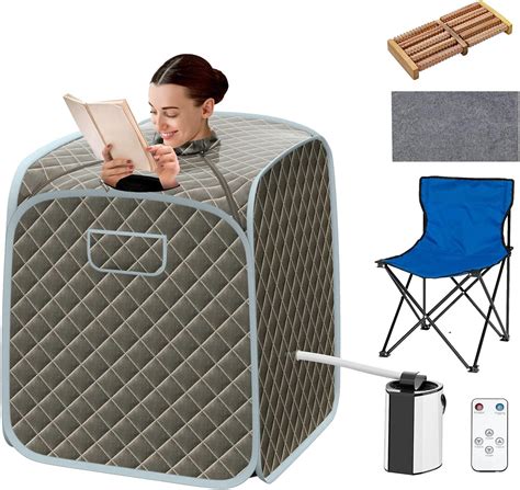 Multigot Portable Steam Sauna Personal Full Body Sauna Spa With Remote