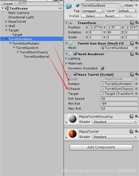 【unity 学习 002】 怎样制作一个 合格的炮台unity求炮塔转向 Csdn博客