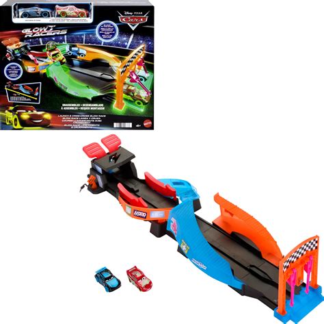 Mattel Disney And Pixar Cars Glow Racers Track Set Launch