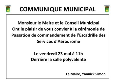 Cérémonie De Passation De Commandement