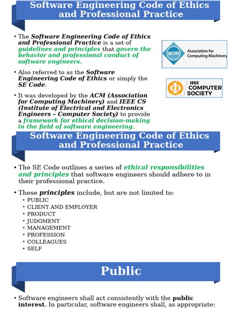 Lecture 12 Software Engineering Code Of Ethics Pdf
