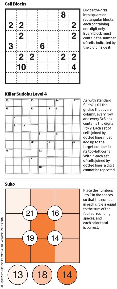 Number Puzzles Saturday May 6 Wsj
