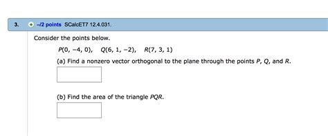 solved consider the points below p 0 4 0