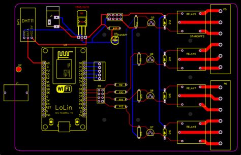 Home Automation Channel Relay Resources EasyEDA