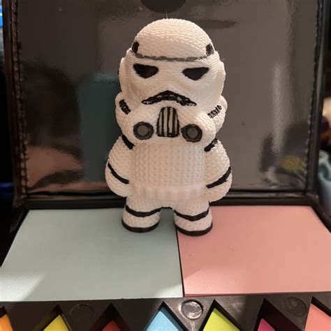 👾 Knitted Stromtrooper・3d Print With The Kobra 3d Printer・cults