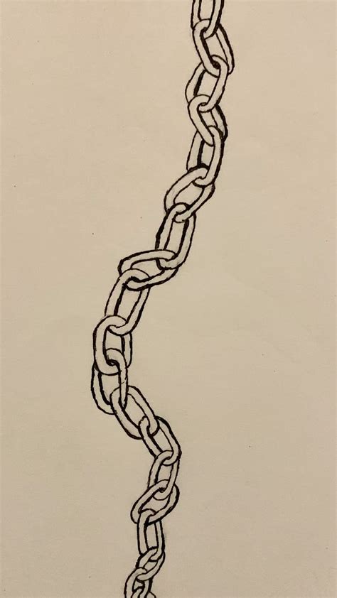 Chain Link Doodle Chain Tattoo How To Draw Chains Pop Art Images