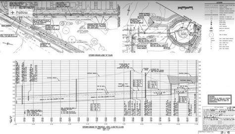 Design Of Utilities Plan Profile Of Storm Sewage Water Supply