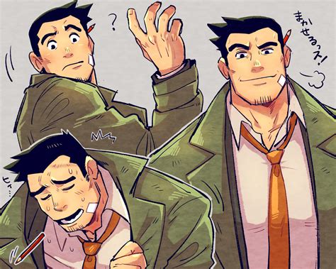 Dick Gumshoe Ace Attorney Drawn By Yowasabimechaoc Danbooru
