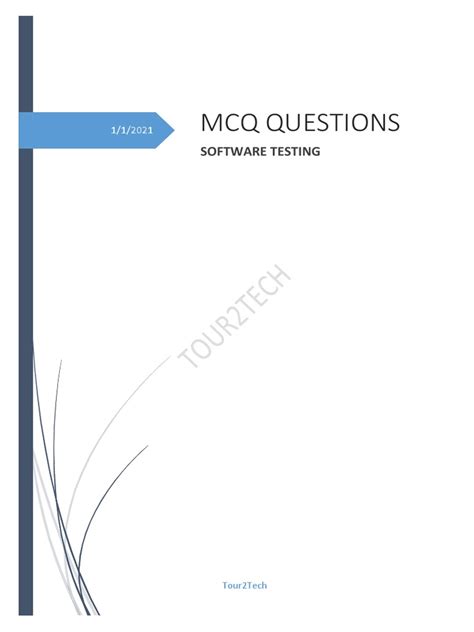 mcq questions software testing pdf software testing software bug