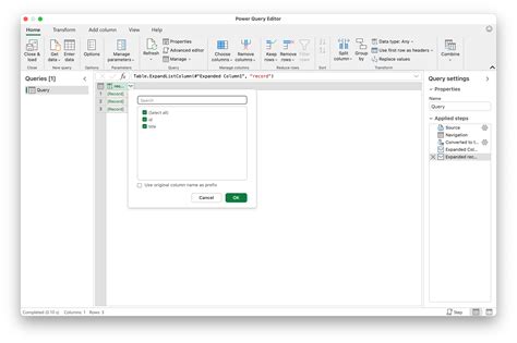 Power Query Json Schema Include Elements Not Present In First 2