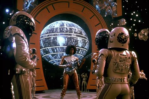 Звёздные Войны в стиле музыкального фанк мюзикла Star Wars нейроарт неснятые фильмы