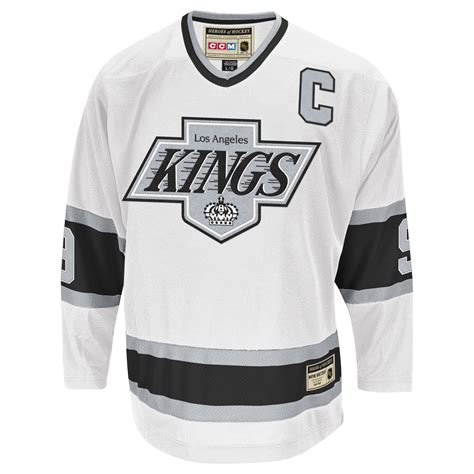 Reebok Wayne Gretzky Los Angeles Kings Ccm Premier Throwback Jersey