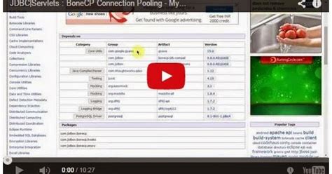 java ee jdbc servlets bonecp connection pooling mysql tomcat