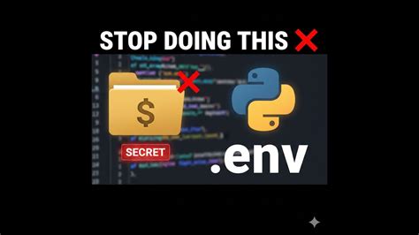 Stop Hardcoding Api Keys Use Env In Python Pythonprogramming Howto