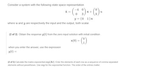Solved 6 X 3 Consider A System With The Following Chegg Com