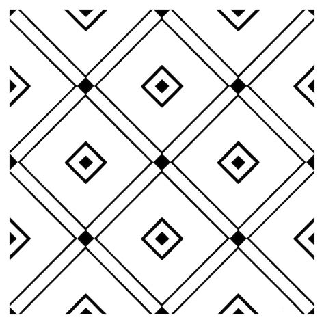 Premium Vector Geometric Vector Seamless Pattern On White Background